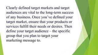 Objective setting & determining the target audience |advertising goals ...