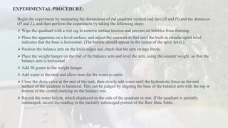 Actual and Theoretical Centre of Pressure | PPTX