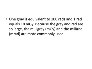 radiation units, atoms, and atomic structure. radiation physics | PPTX
