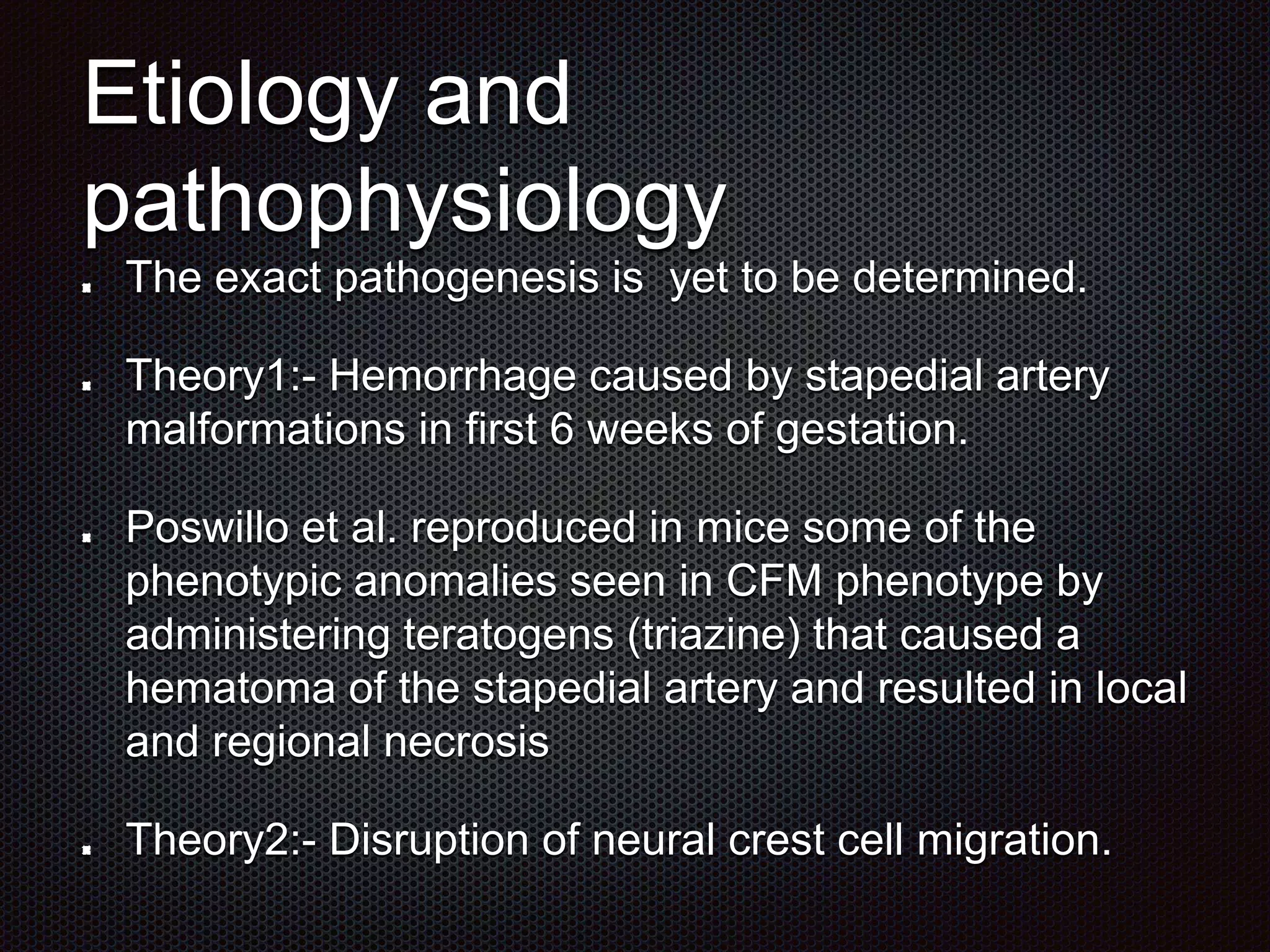 craniofacial microsomia | PPTX