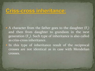 sex linked inheritance | PPTX