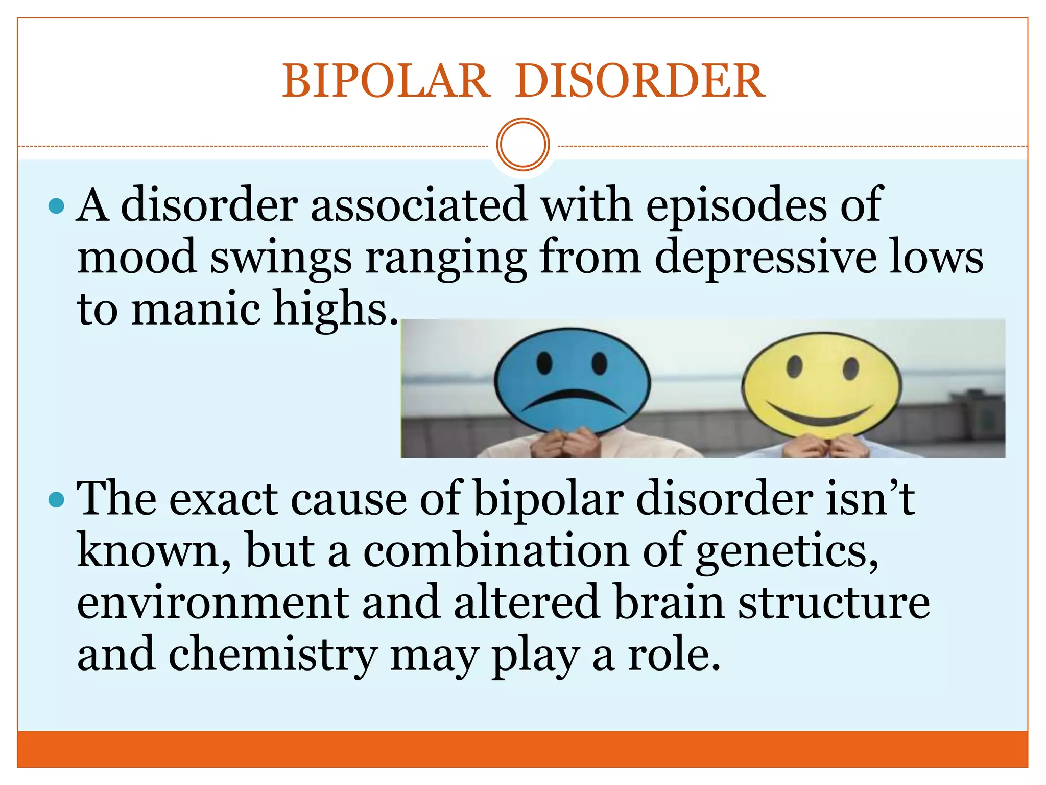 Types of Mood Disorder | PPTX