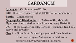 Carminative drugs | PPTX