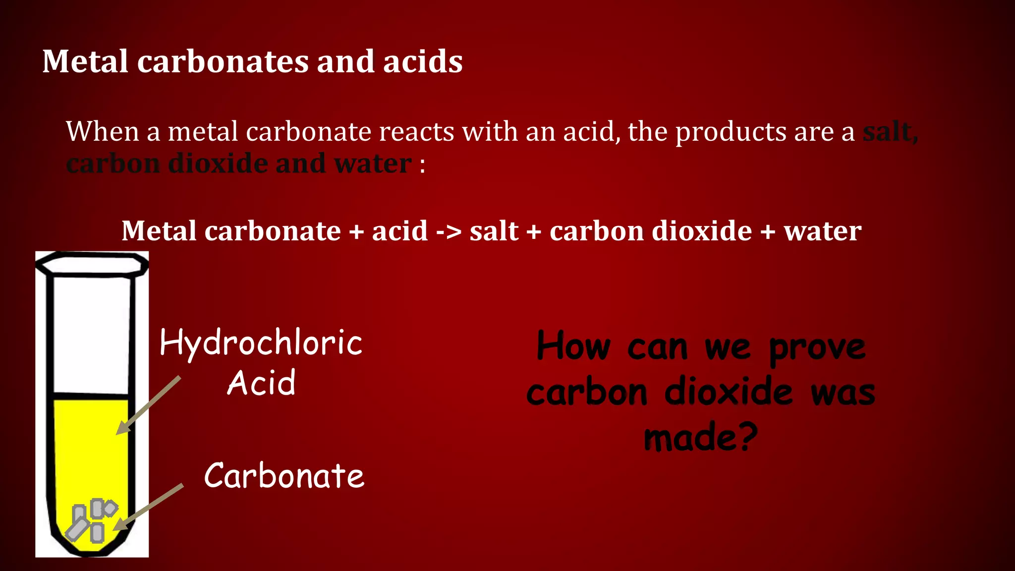 Reaction of acids | PPTX