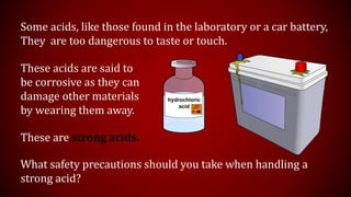 Reaction of acids | PPTX