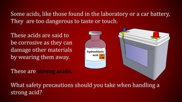 Reaction of acids | PPTX | Chemistry | Science