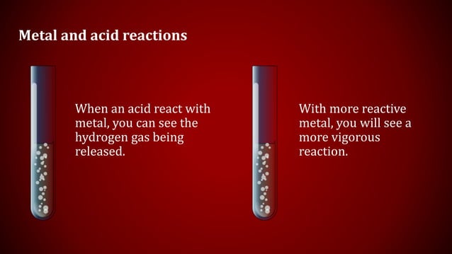 Reaction of acids | PPTX | Chemistry | Science