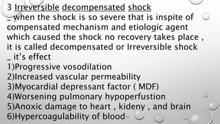 Pathology ( Shock ) | PPTX