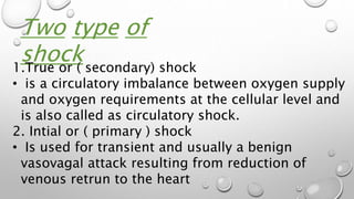 Pathology ( Shock ) | PPTX