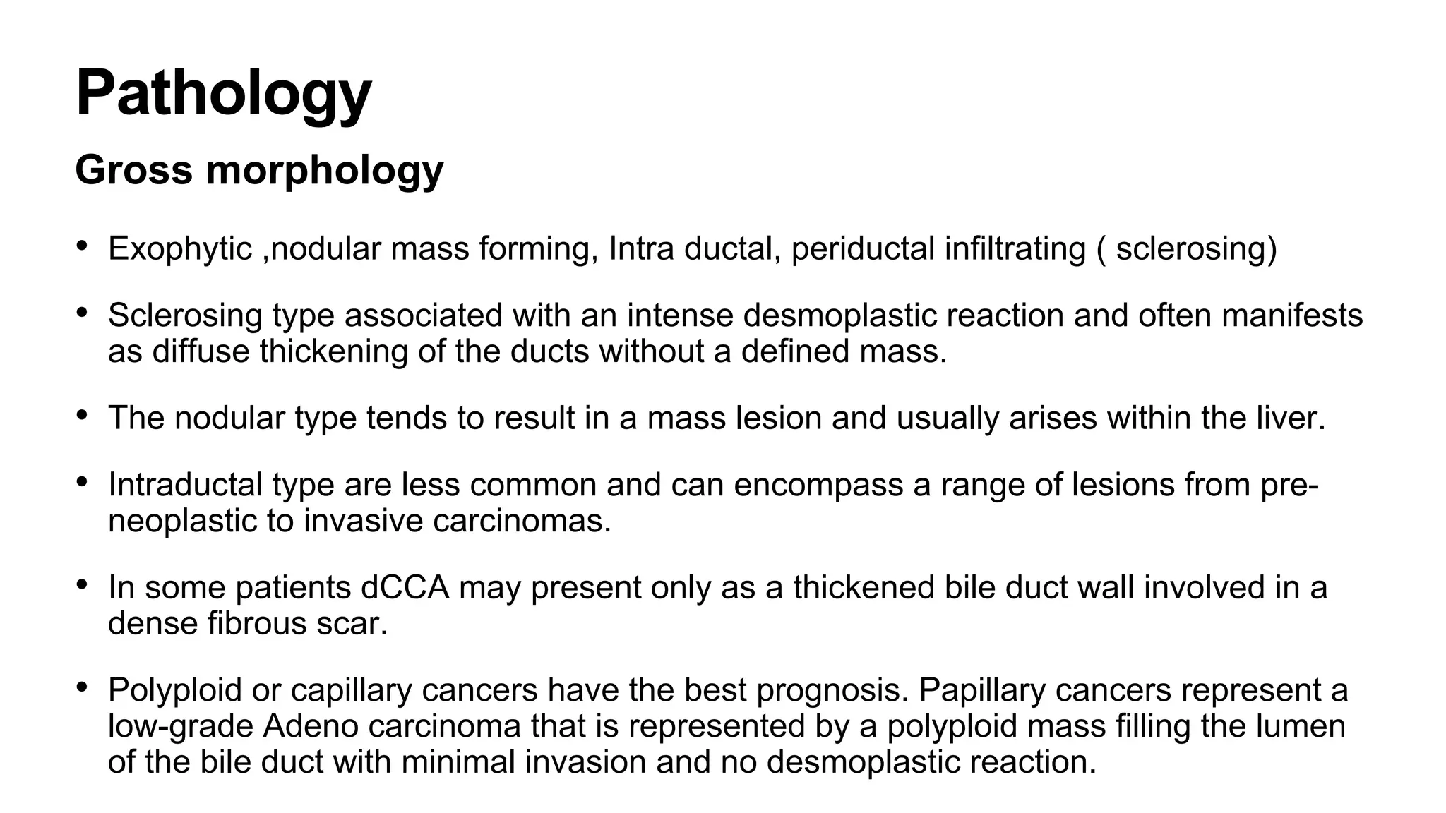 Cholangiocarcinoma Bile Duct Cancer Ppt