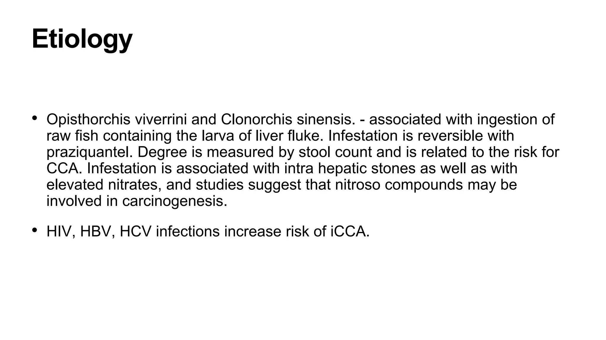 Cholangiocarcinoma Bile Duct Cancer Ppt