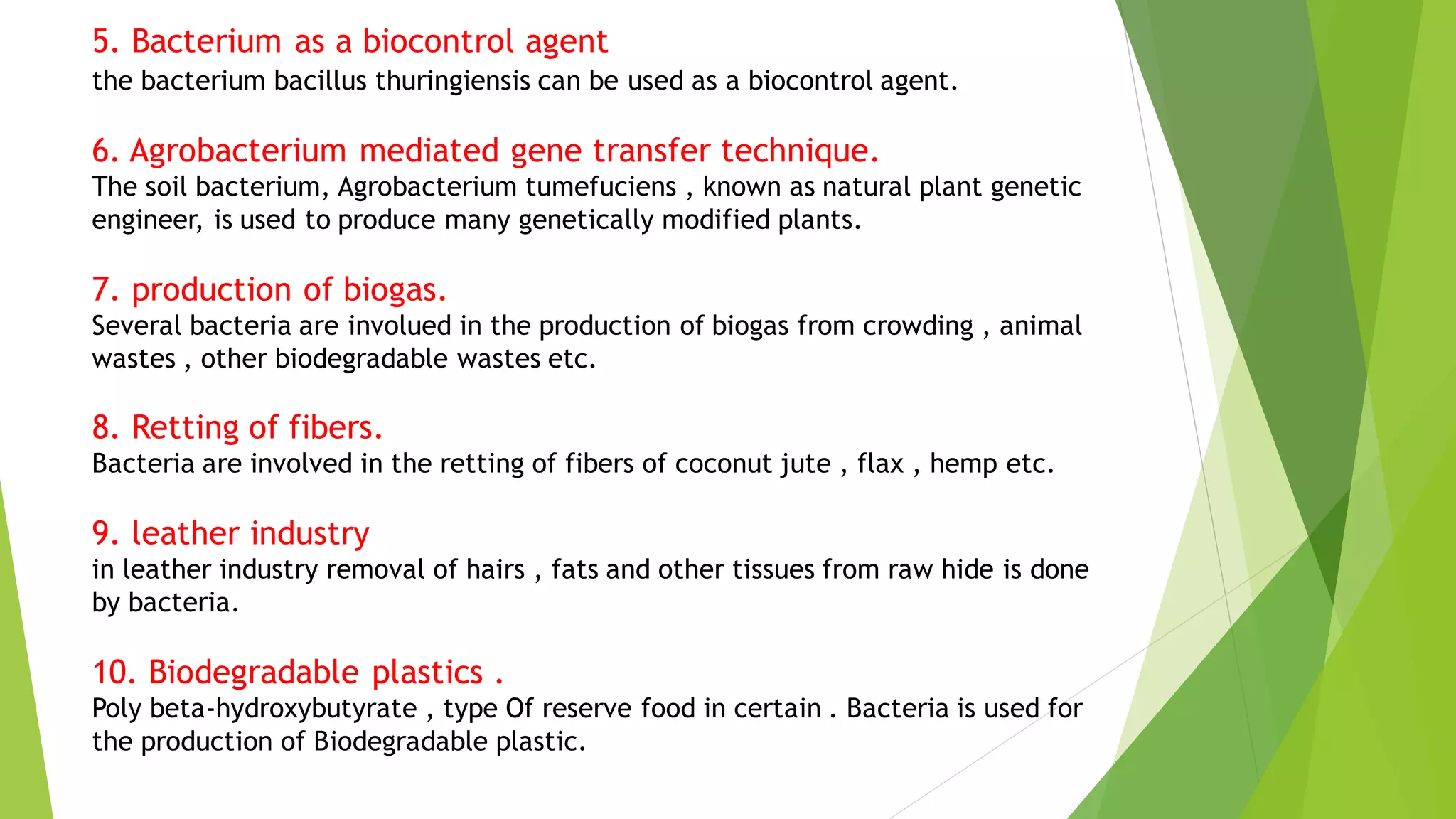 Economic importance of bacteria and fungi | PDF