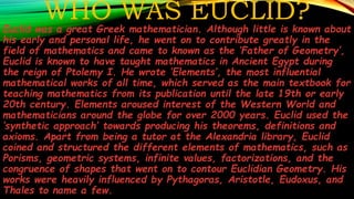 Presentation on the Euclid | PPTX