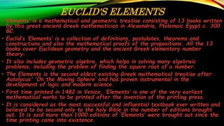 Presentation on the Euclid | PPTX