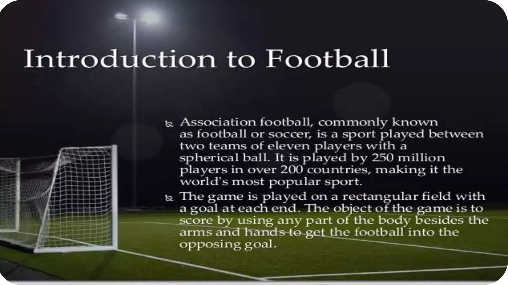 FOOTBALL | PPTX