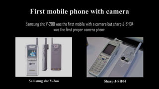 Evolution of mobile camera | PPT