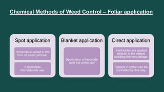 Weed management in agriculture | PPT