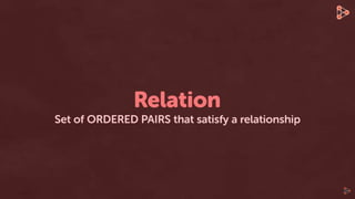 RELATIONS AND TYPES OF RELATION | PPTX