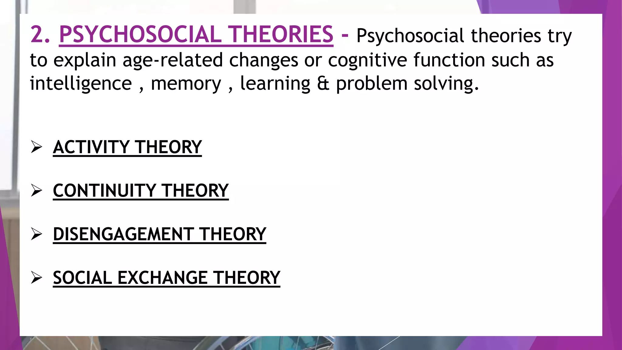 Age related problems in geriatric | PPTX