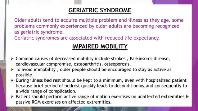 Age related problems in geriatric | PPTX