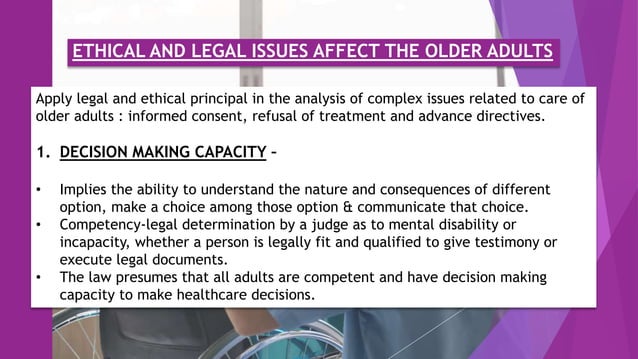 Age related problems in geriatric | PPTX