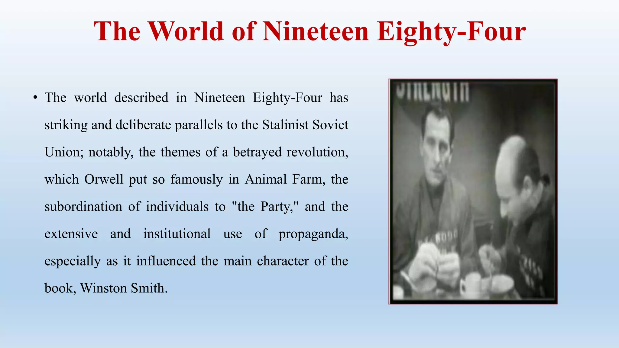 George Orwell’s 1984 | PPTX