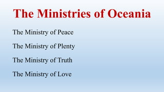 George Orwell’s 1984 | PPTX