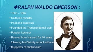 Introduction of "Transcendentalism" | PPT