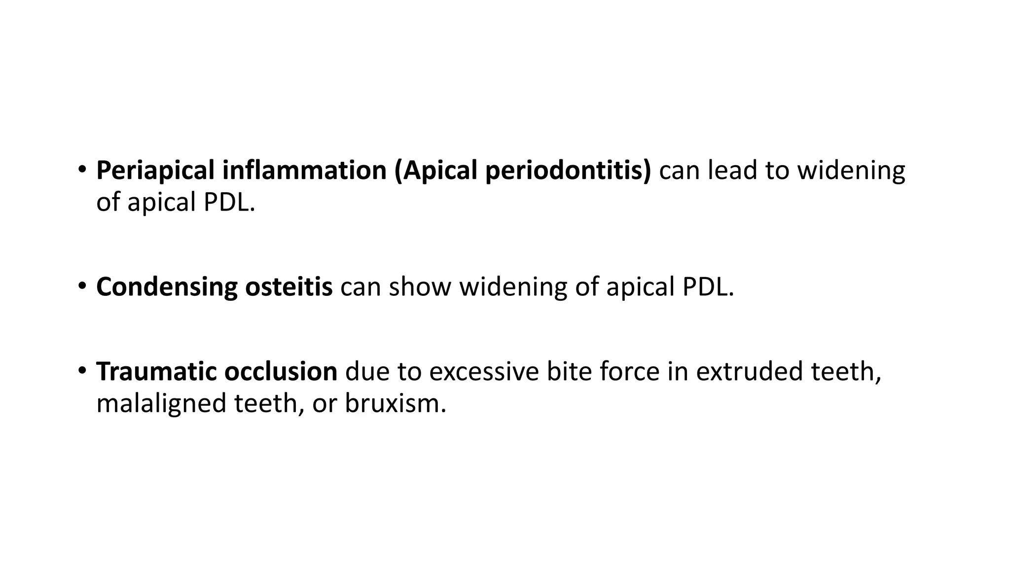 widening of PDL | PPTX