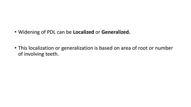 widening of PDL | PPTX