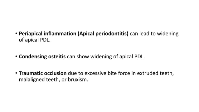 widening of PDL | PPTX