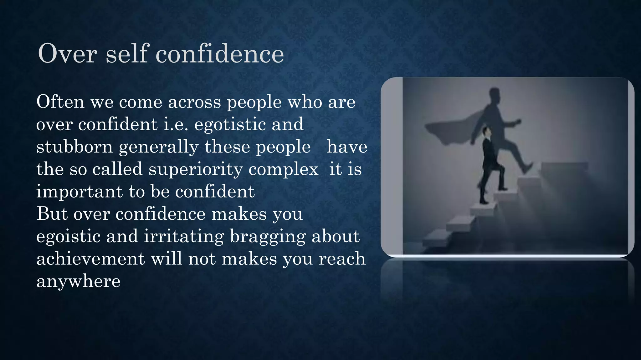 self confidence | PPT