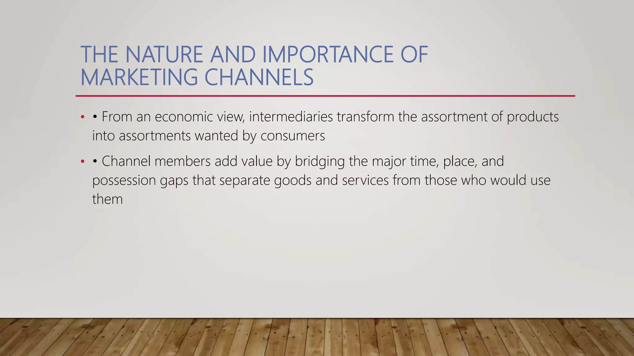 Channel System In More Supermarkets | PPT