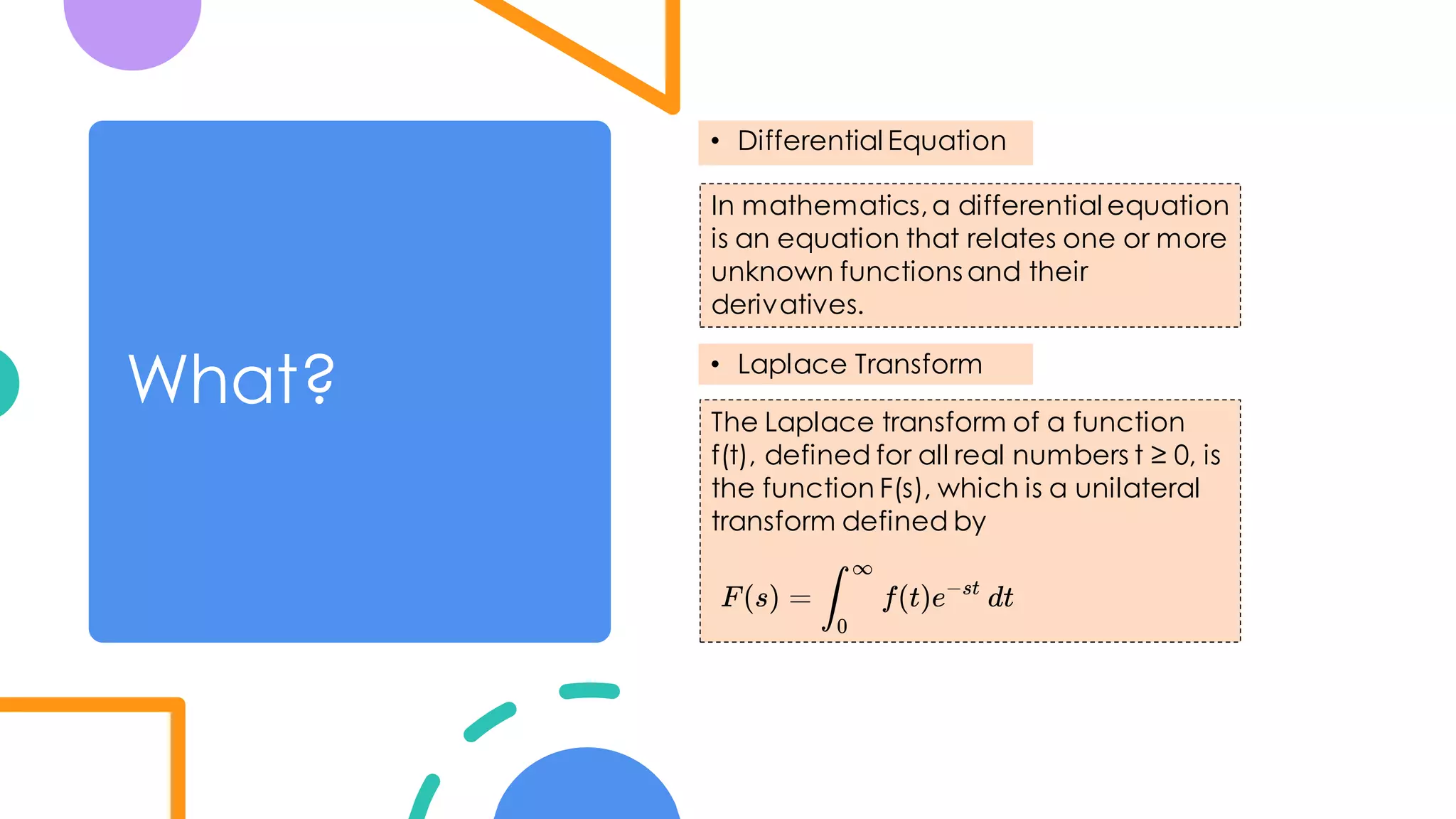 Real Life Application Of Differential Equations Laplace Transform In Cse Pdf