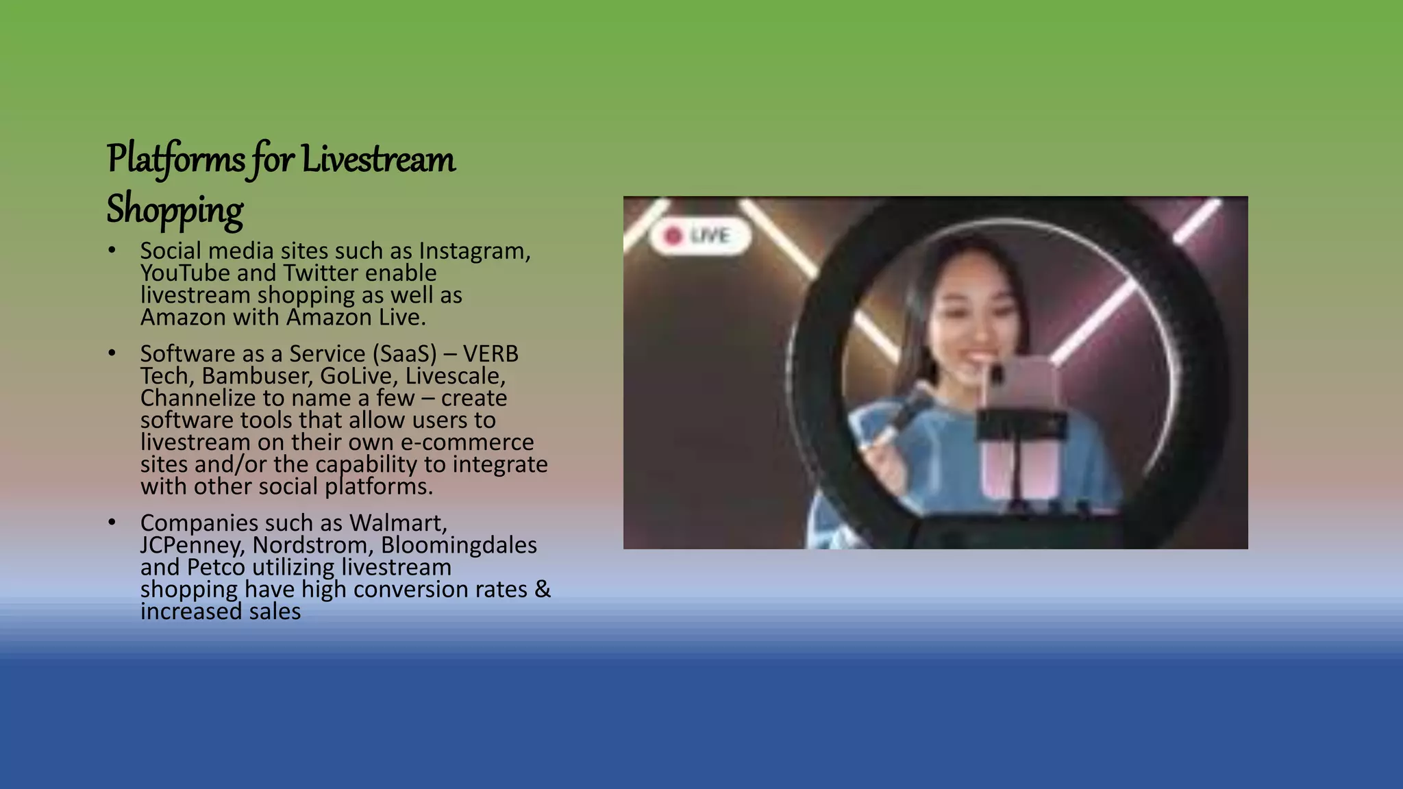 Livestream Shopping Final Project | PPTX