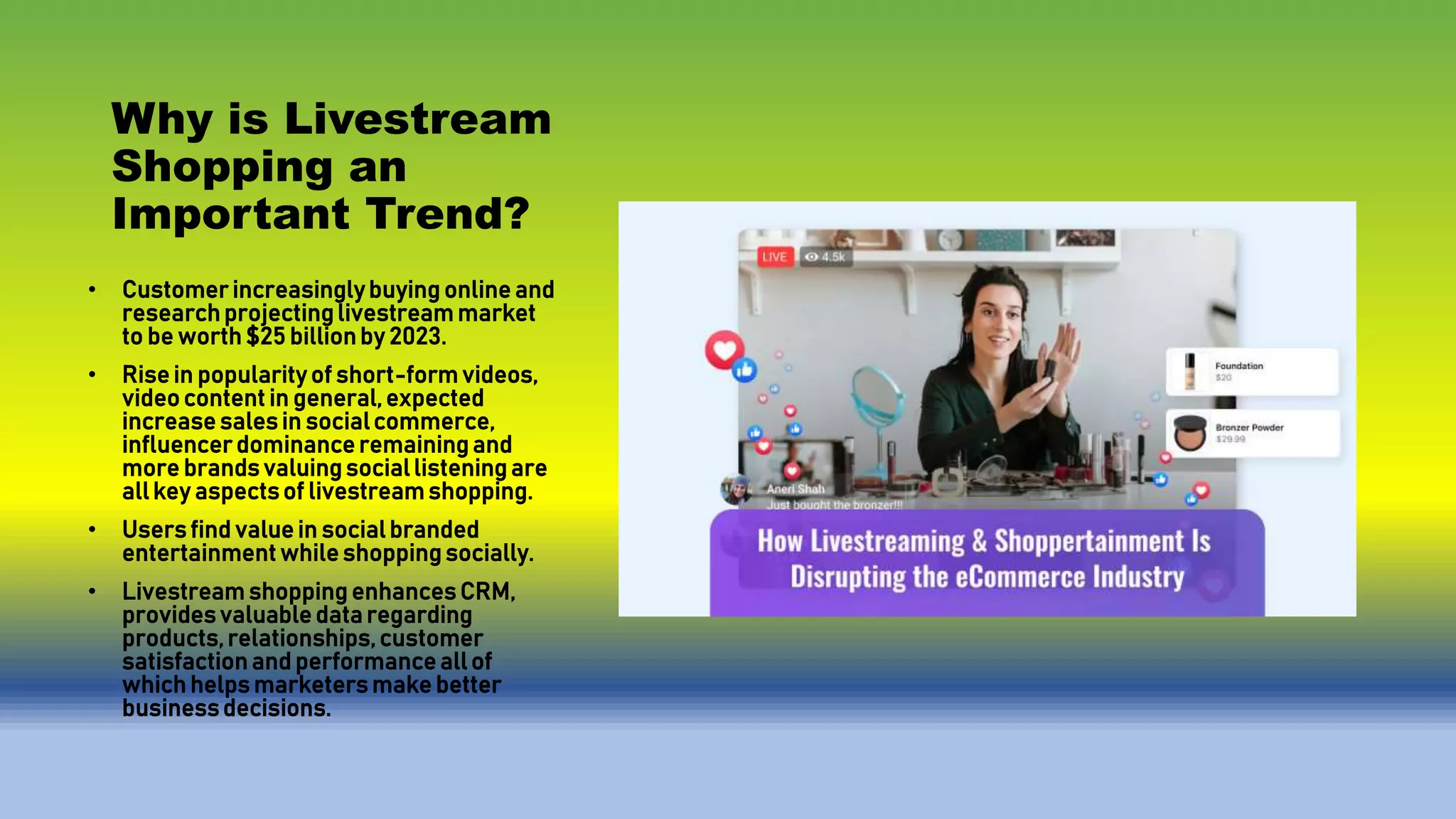 Livestream Shopping Final Project | PPTX