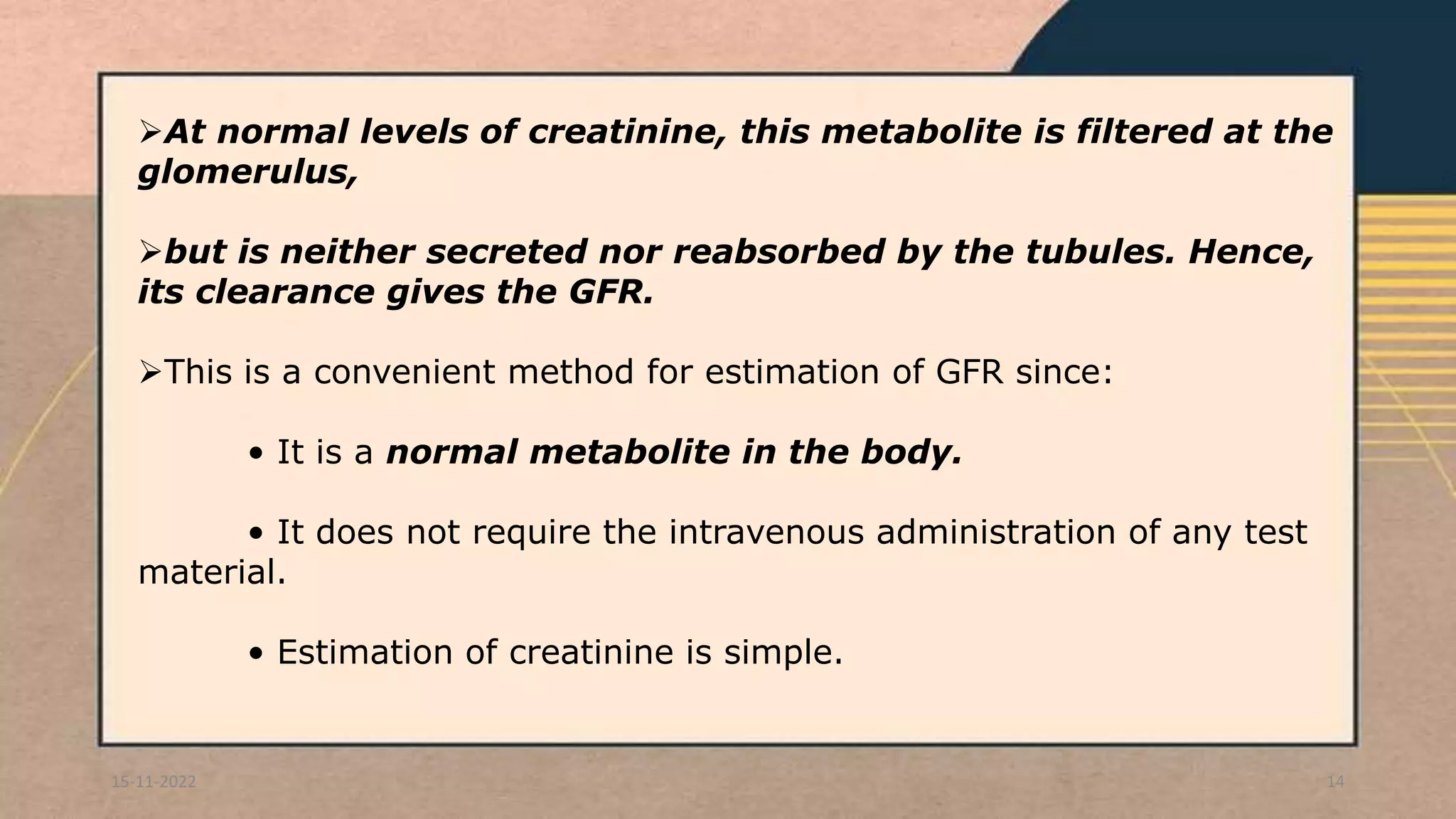 urea, creatinine,inulin clearance test.pptx