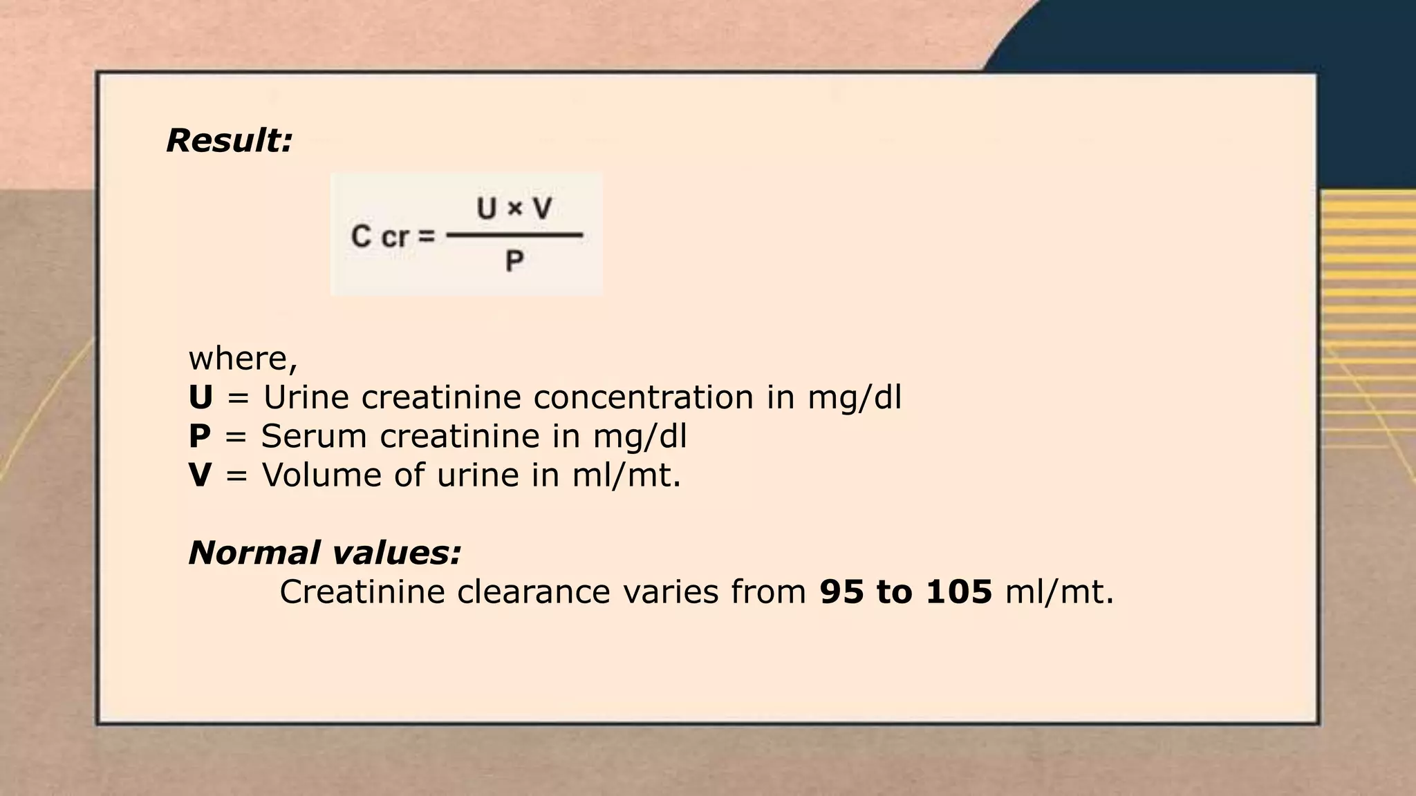 urea, creatinine,inulin clearance test.pptx