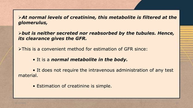urea, creatinine,inulin clearance test.pptx