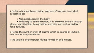 urea, creatinine,inulin clearance test.pptx
