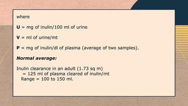 urea, creatinine,inulin clearance test.pptx