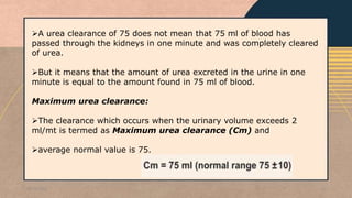 urea, creatinine,inulin clearance test.pptx
