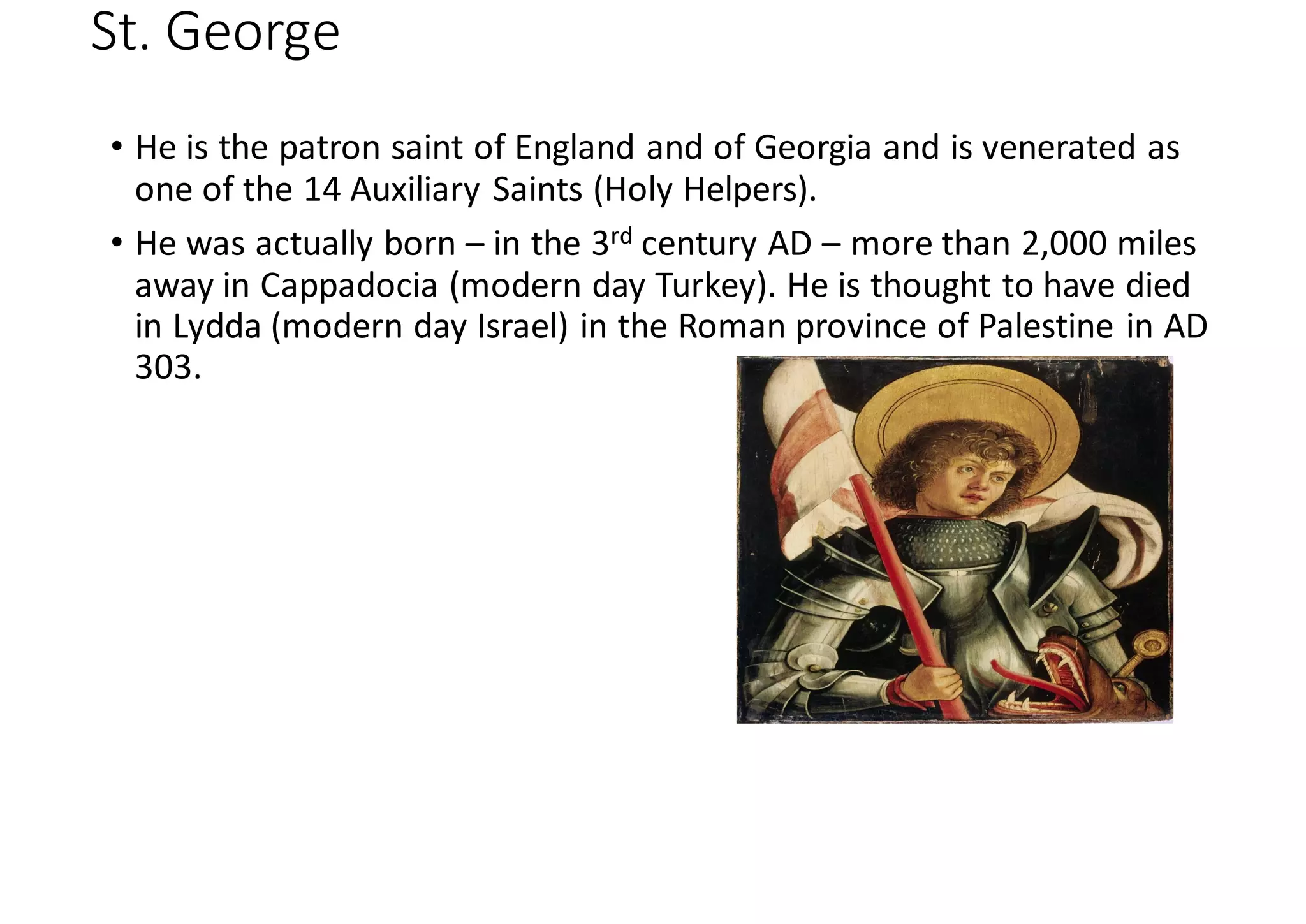 Presentation about st George | PDF