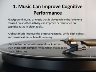 How Listening to Music Can Benefit Psychological Health.ppt