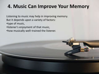 How Listening to Music Can Benefit Psychological Health.ppt