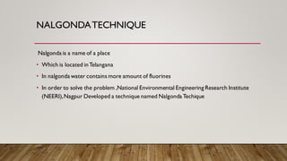 Presentation (2).pdf defluoridation | PPT