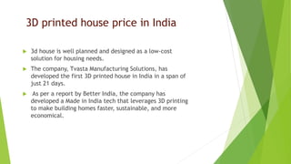 3d printed house | PPTX