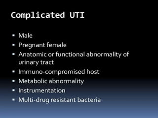 UTI ppt | PPTX