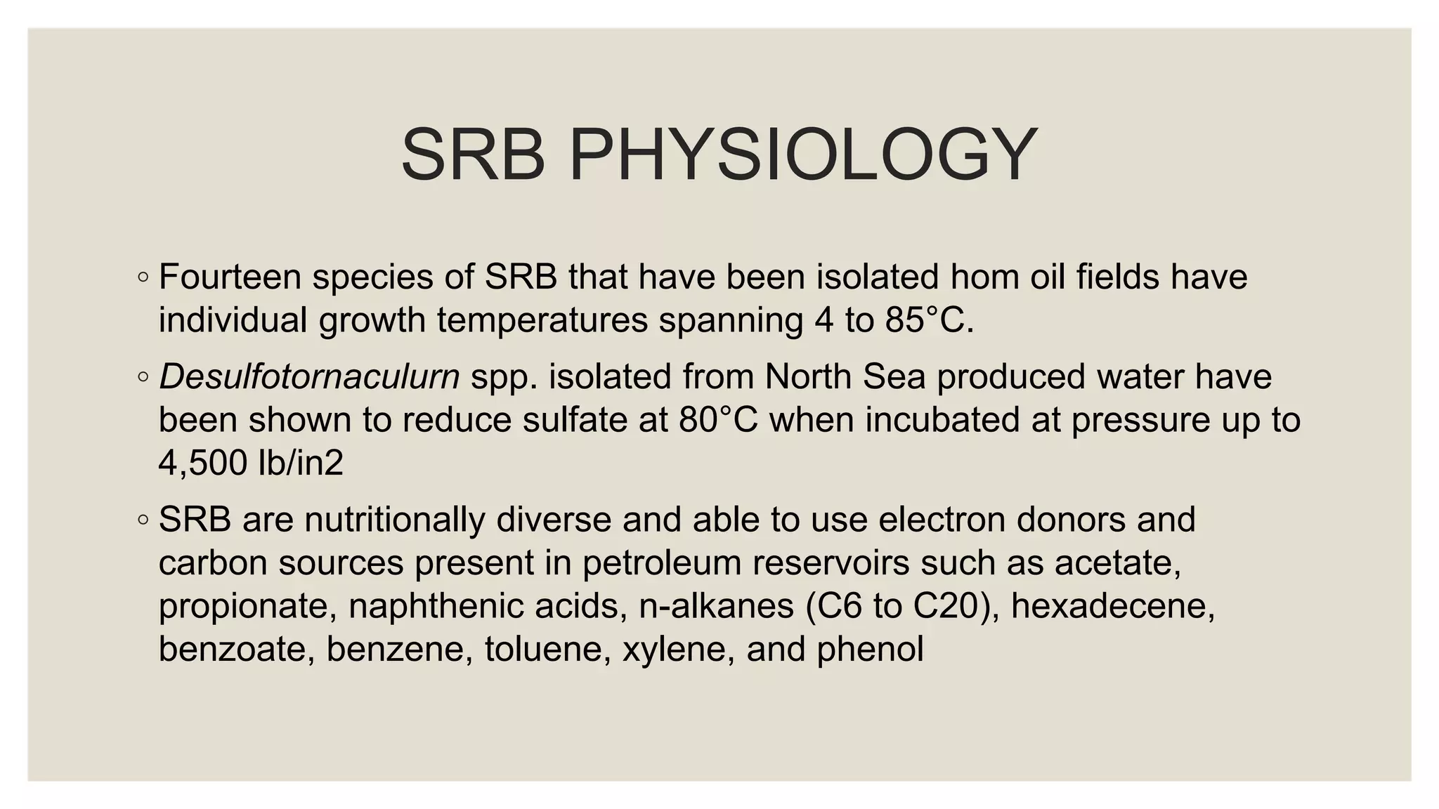 RESERVOIR SOURING :- MECHANISM AND PREVENTION | PPTX