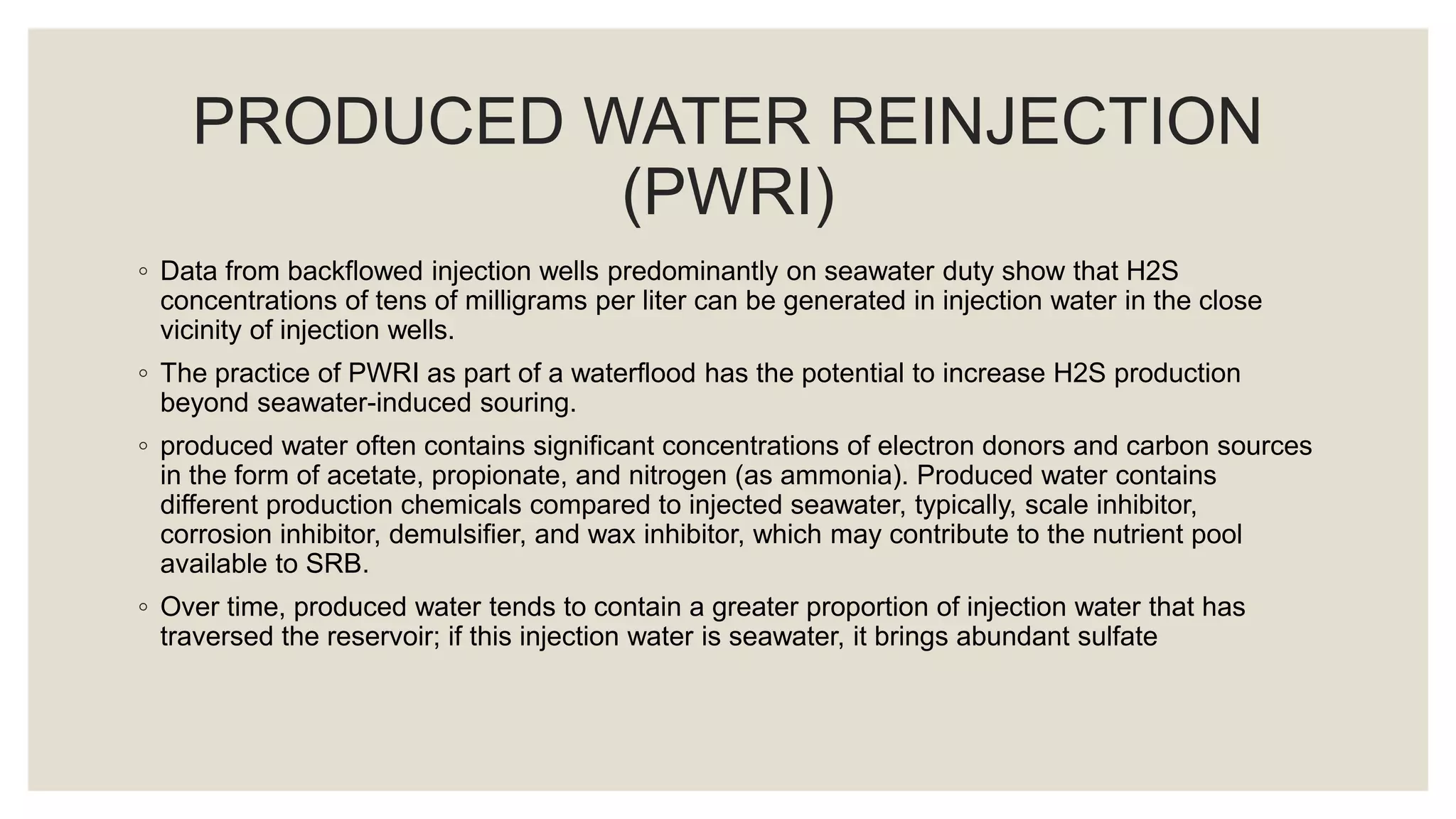 RESERVOIR SOURING :- MECHANISM AND PREVENTION | PPTX
